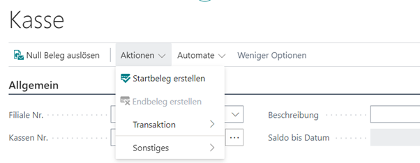 Signature Service Einrichtung | COSMO Cash Register