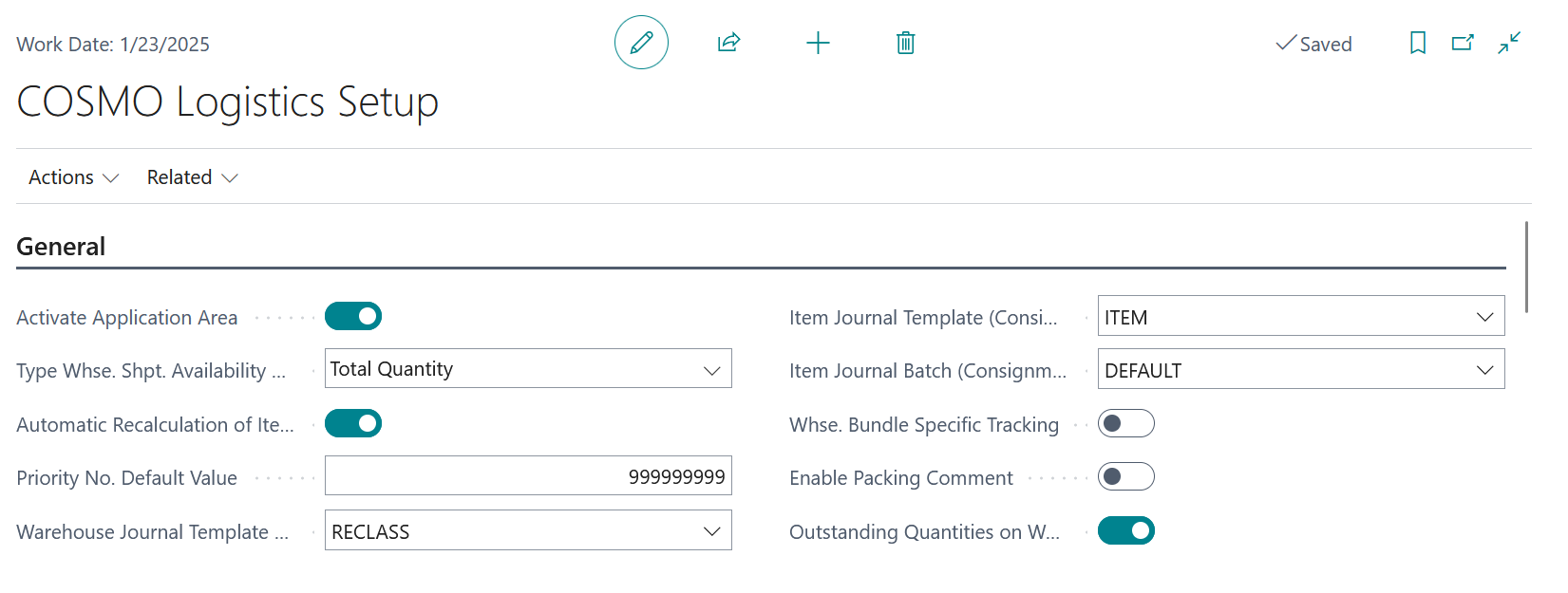 Logistics Setup | Logistics