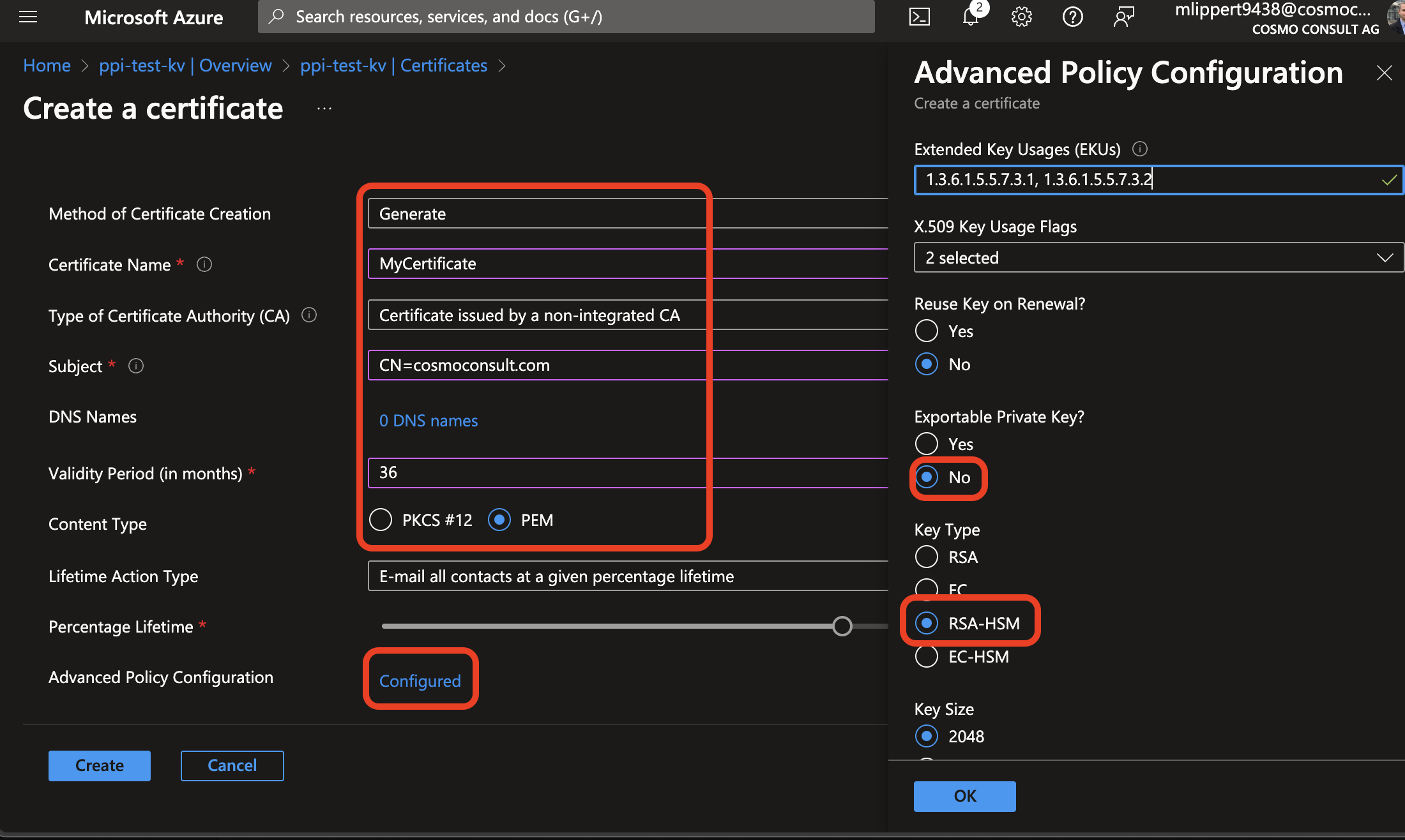 Setup App Signing | COSMO Alpaca