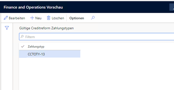 Inkasso Einrichtung | COSMO CrefoDynamics (FO)