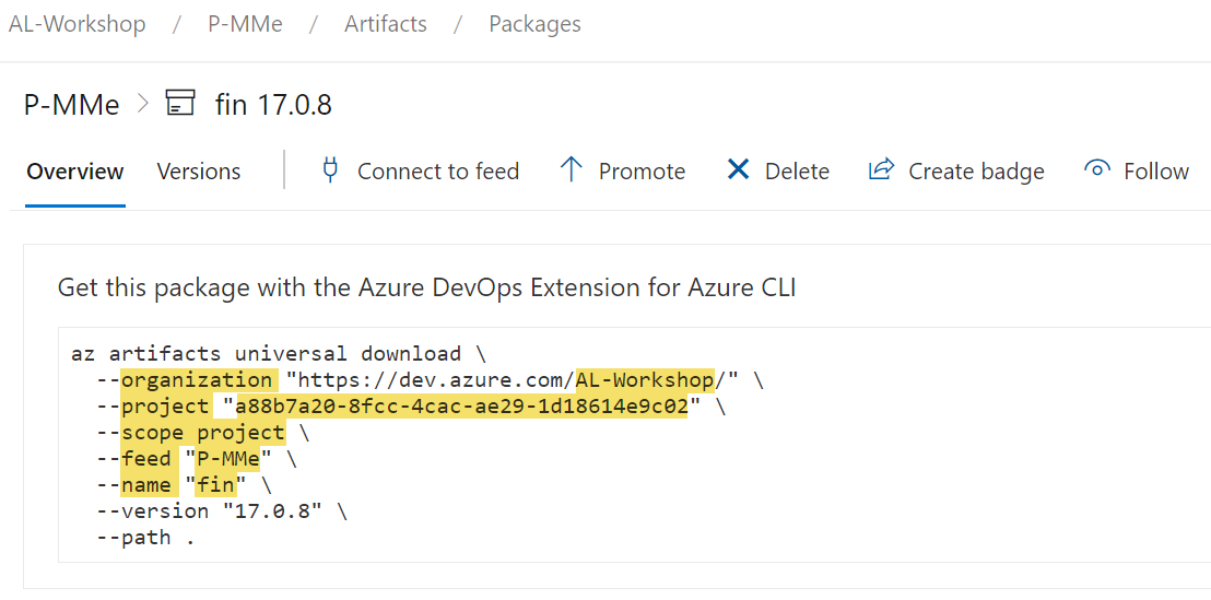 Setup Artifacts | COSMO Alpaca